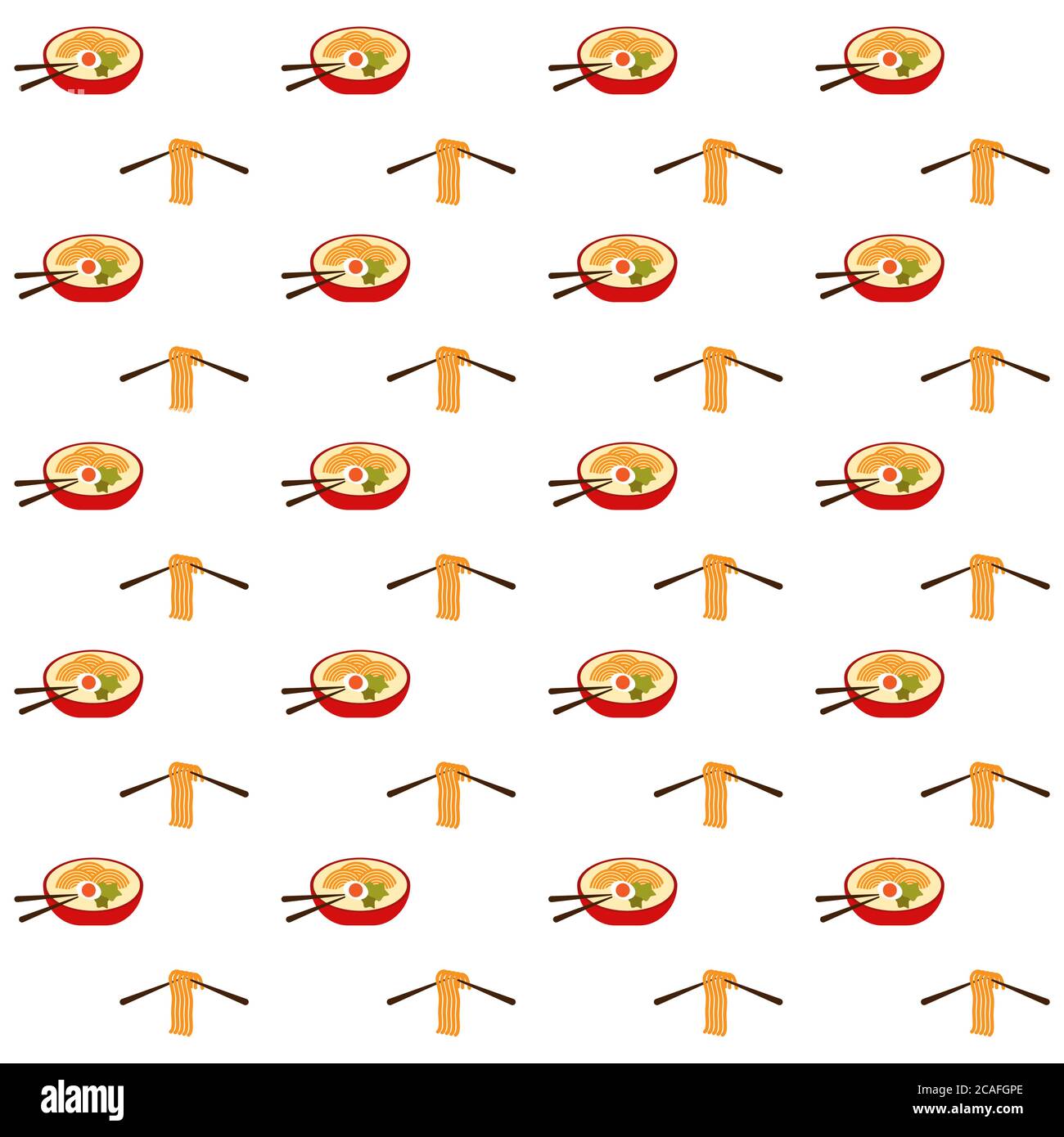 Noodle seamless pattern background.Colorful wallpaper vector ...