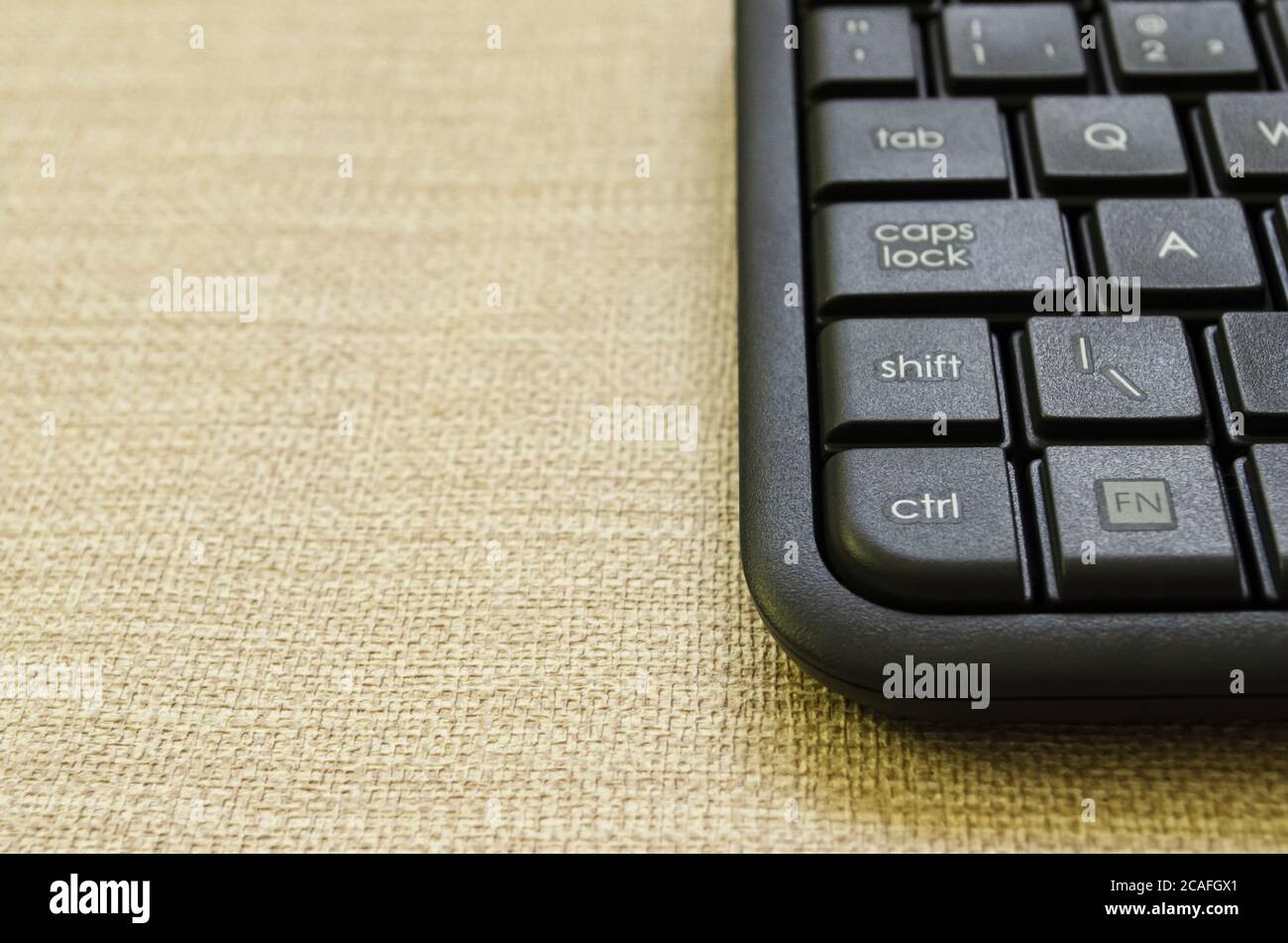 Black computer keyboard detail closeup hi-res stock photography and ...
