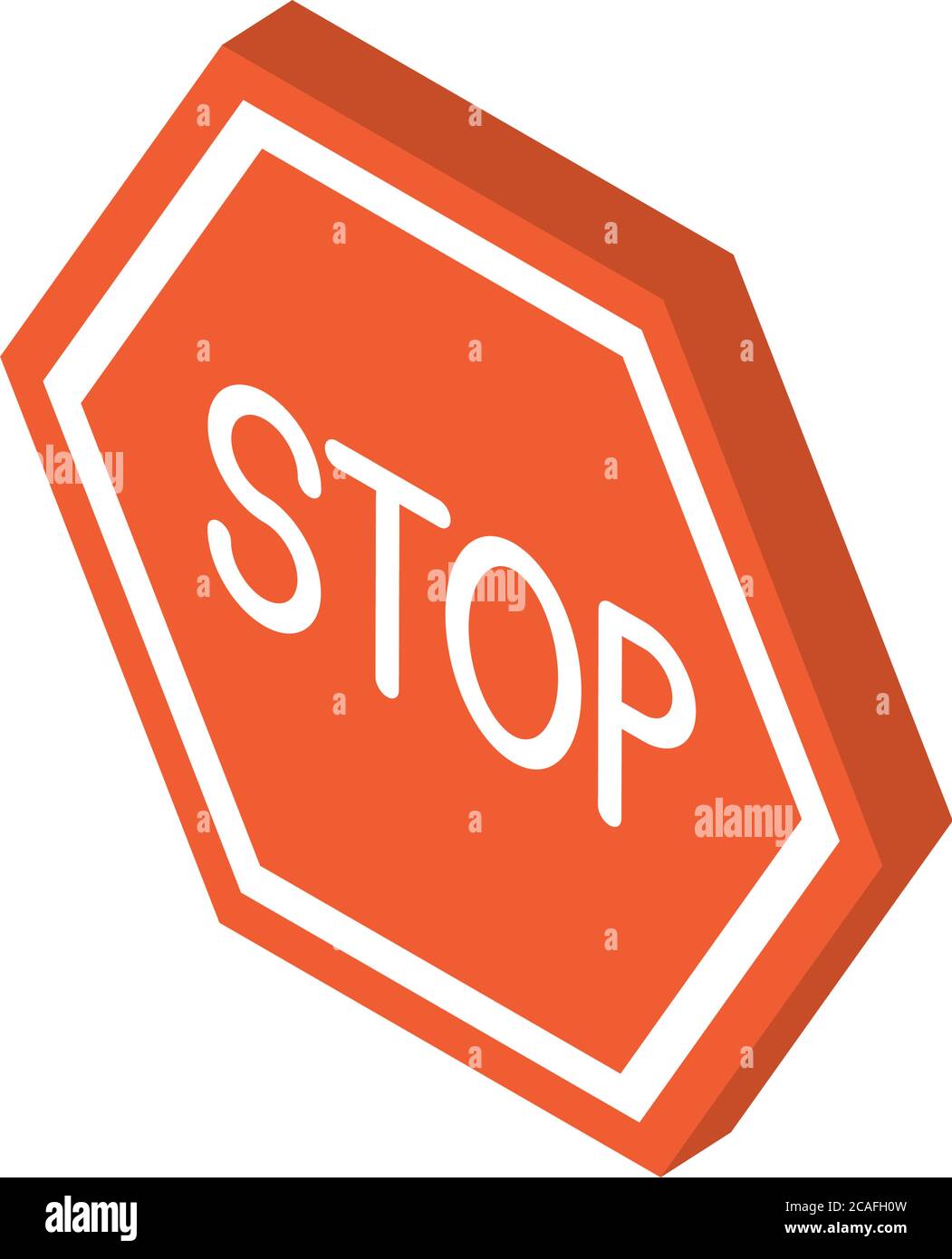 isometric repair construction stop sign board work tool and equipment ...