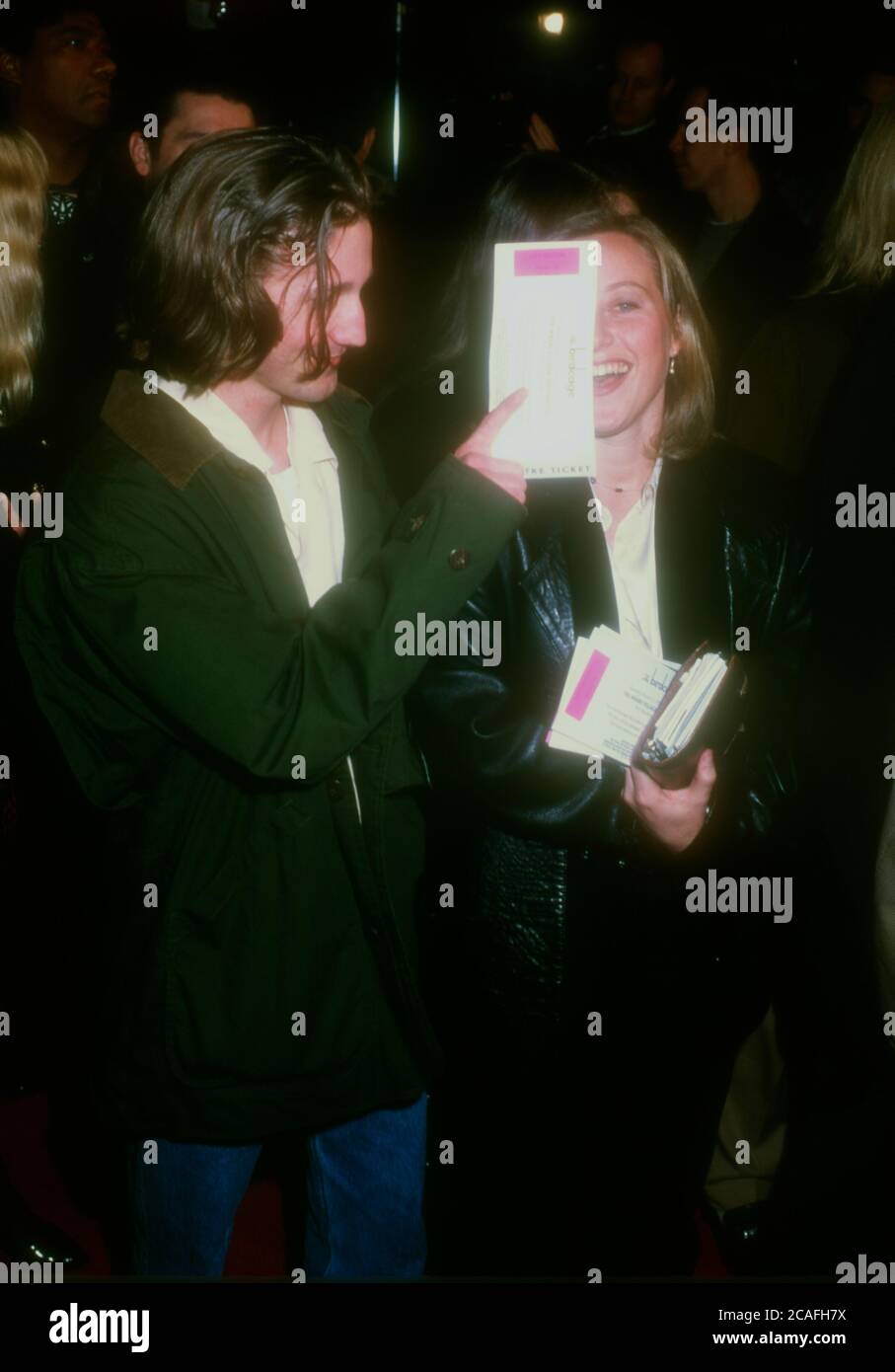 Westwood, California, USA 5th March 1996 Actor Breckin Meyer and Bonnie ...