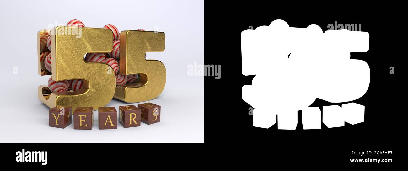 Happy birthday fifty five 55 hi-res stock photography and images - Alamy