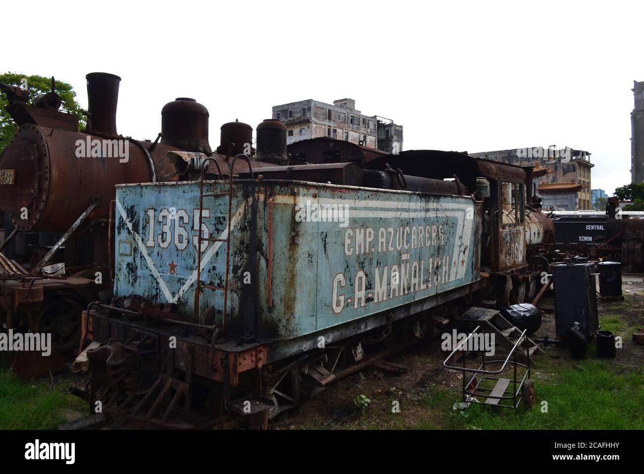 HAVANA, CUBA - Feb 27, 2011: Havana, Cuba, February 2011: old and rusty ...