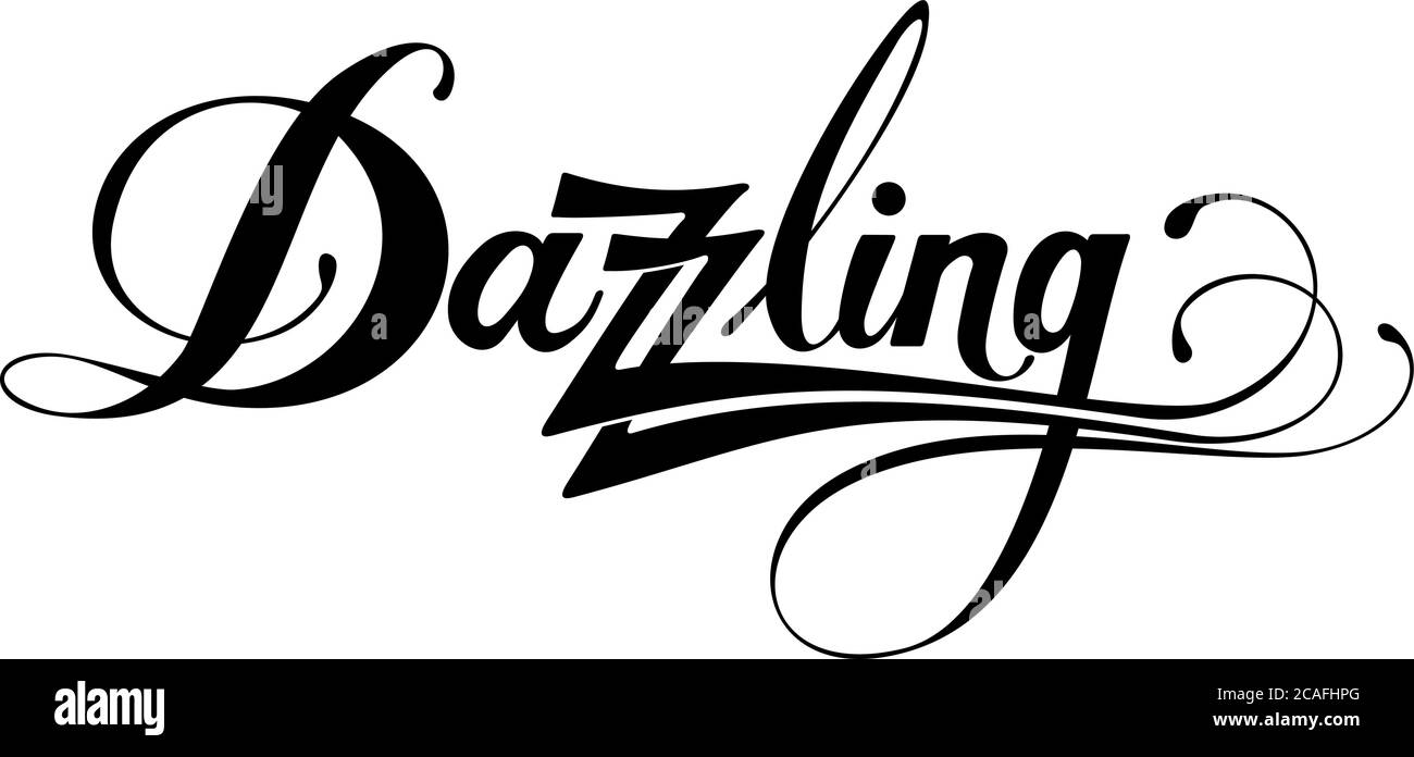 Custom calligraphy text Stock Vector Image & Art - Alamy