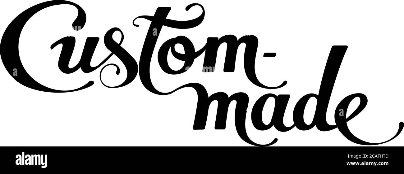 Custom calligraphy text Stock Vector Image & Art - Alamy