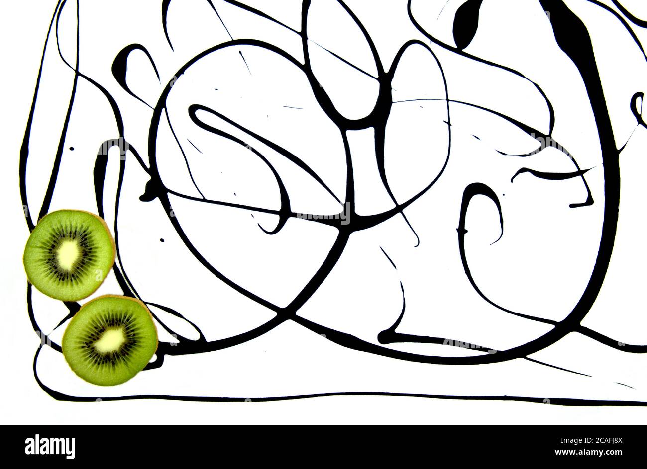 Flat lay menu Cut Out Stock Images & Pictures - Alamy