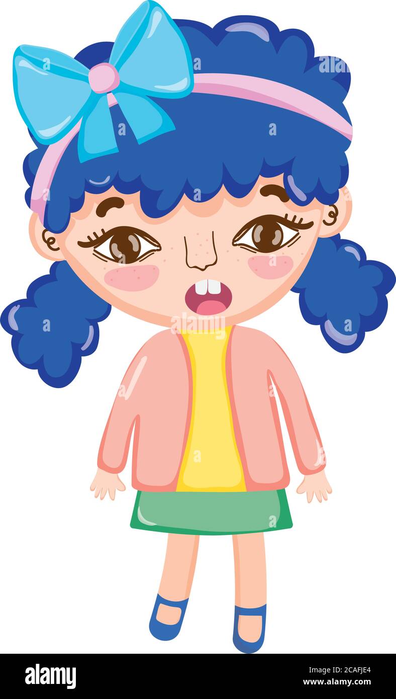 Little Girl Characters With Pony Tails