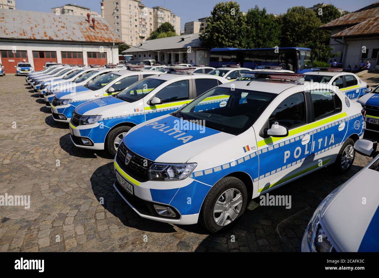 Romanian police car hi-res stock photography and images - Alamy