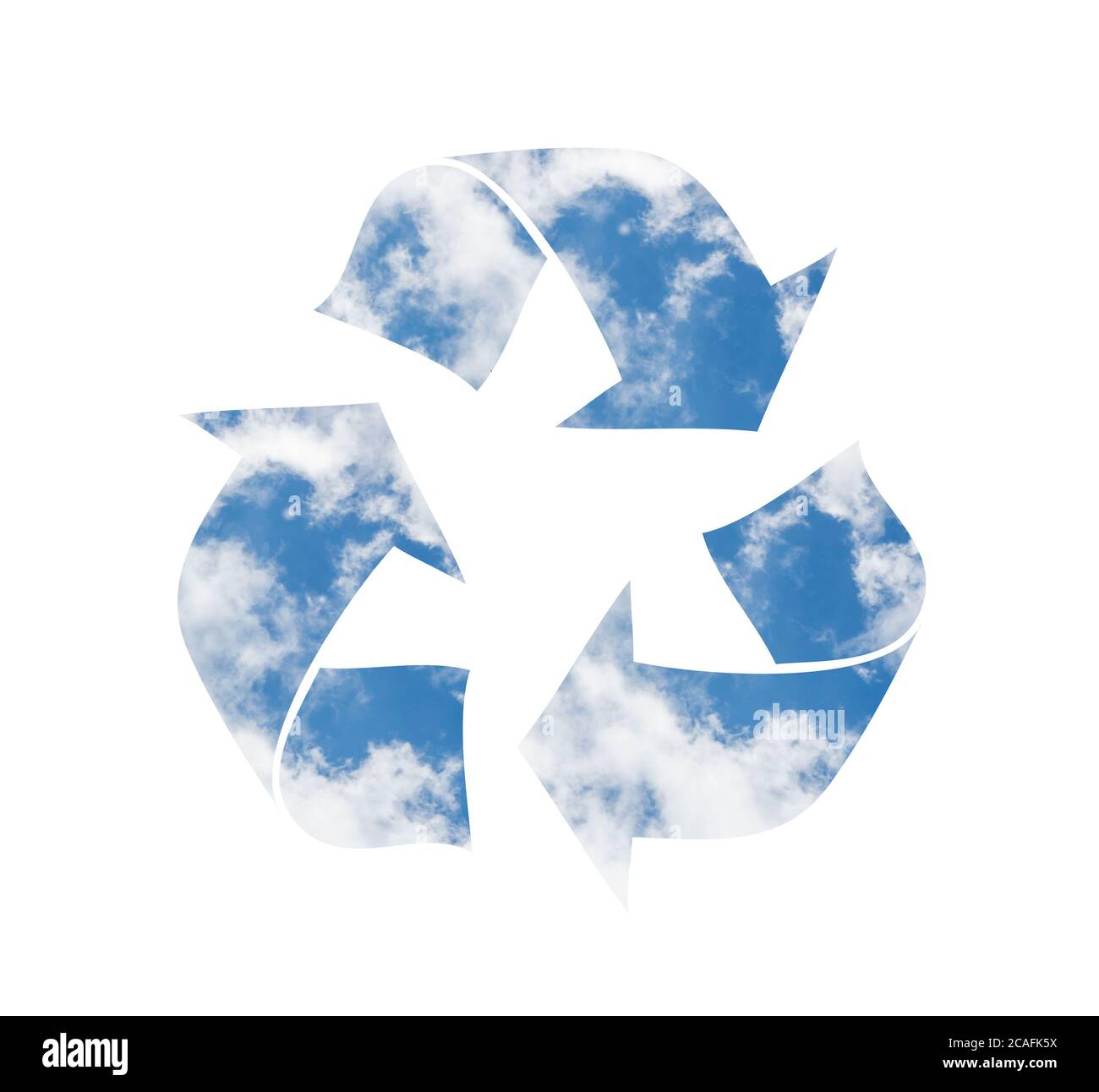Simple illustration of the recycling symbol Stock Photo - Alamy