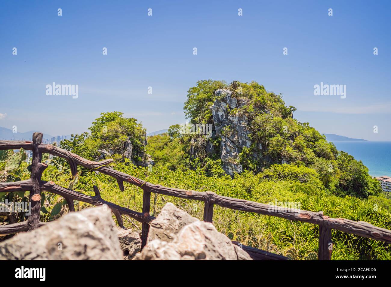 Beautiful Marble mountains and Da Nang, Vietnam Stock Photo - Alamy
