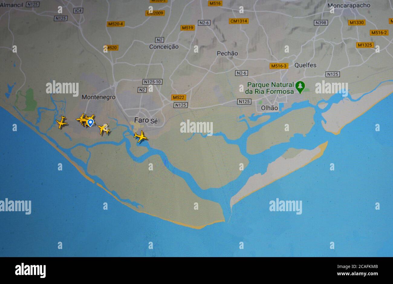 Map of faro hi-res stock photography and images - Alamy