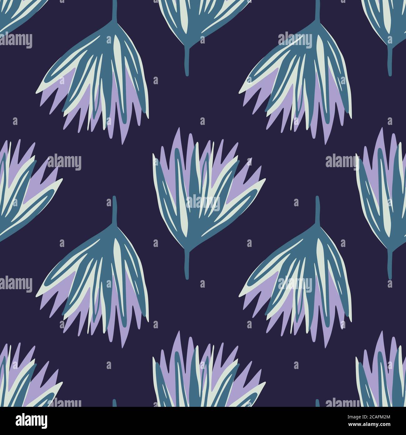 Dark purple tulip flower Stock Vector Images - Alamy