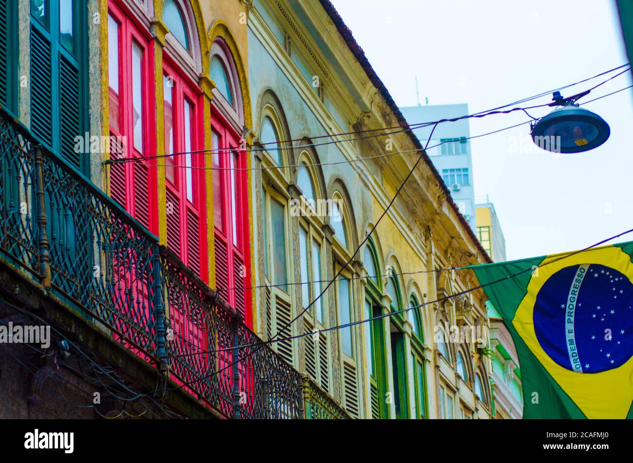 Rio De Janeiro Brazil colorful street art and lifestyle Stock Photo - Alamy
