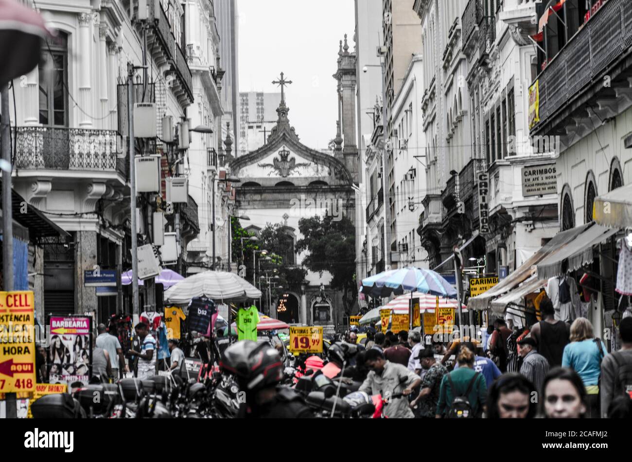 Rio De Janeiro Brazil colorful street art and lifestyle Stock Photo - Alamy