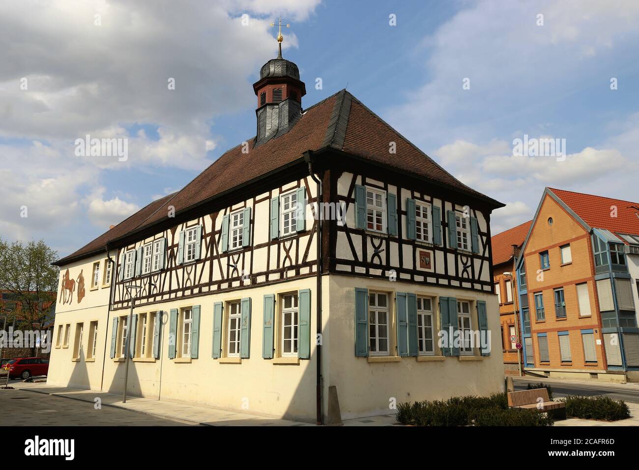 Old townhall Mutterstadt, Rhineland-Palatinate, Germany Stock Photo - Alamy