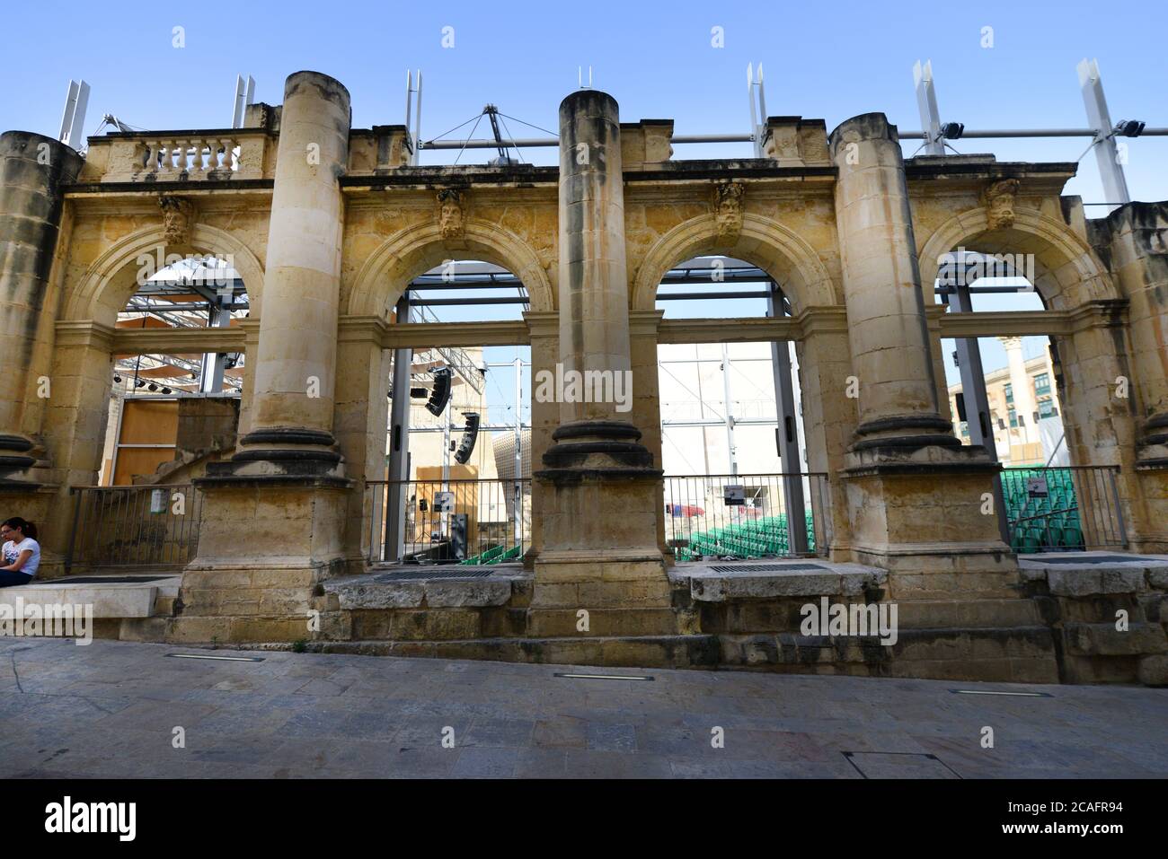 Pjazza teatru rjal valletta hi-res stock photography and images - Alamy