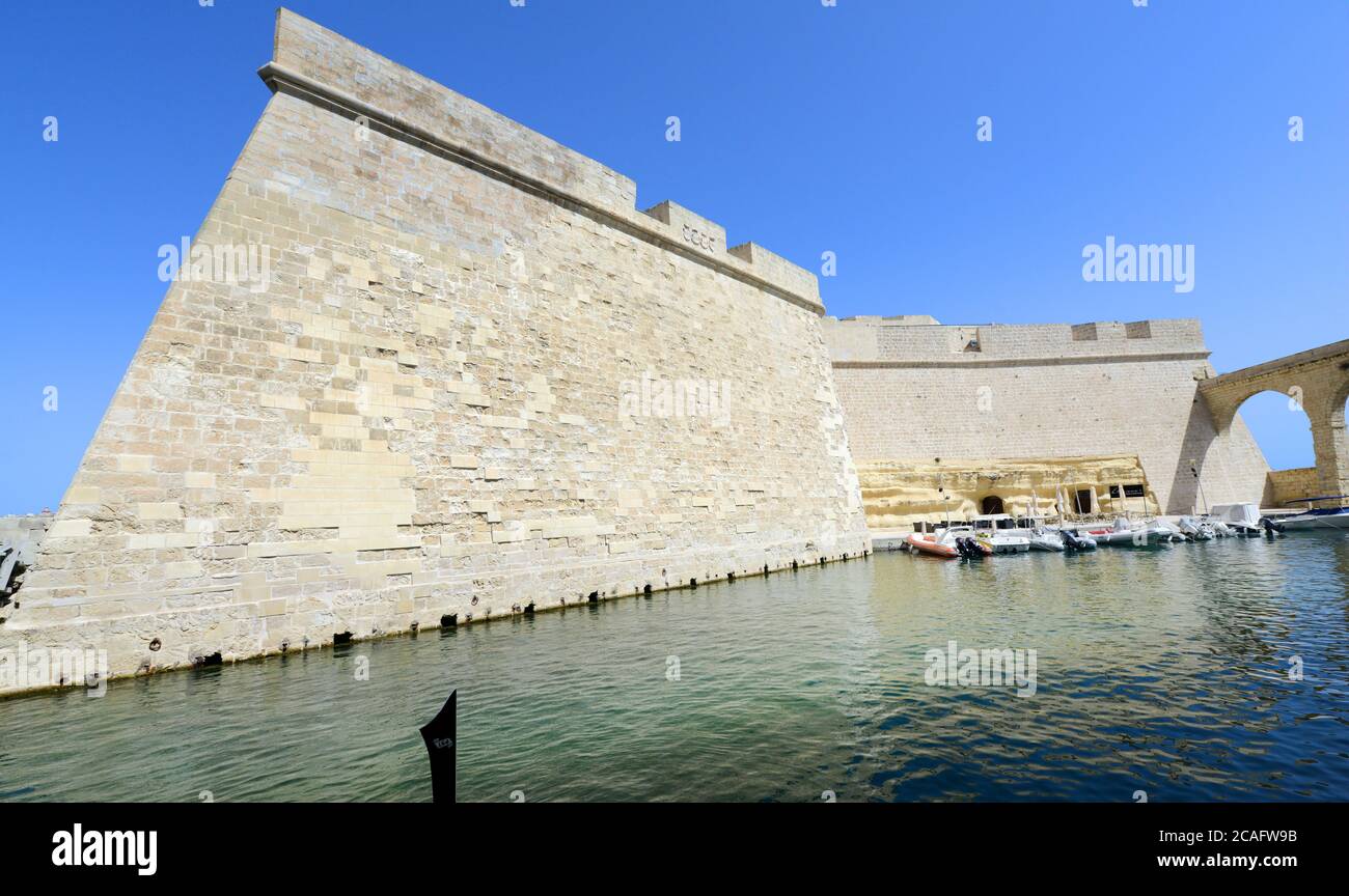 Fort St. Angelo in BIrgu, Malta Stock Photo - Alamy