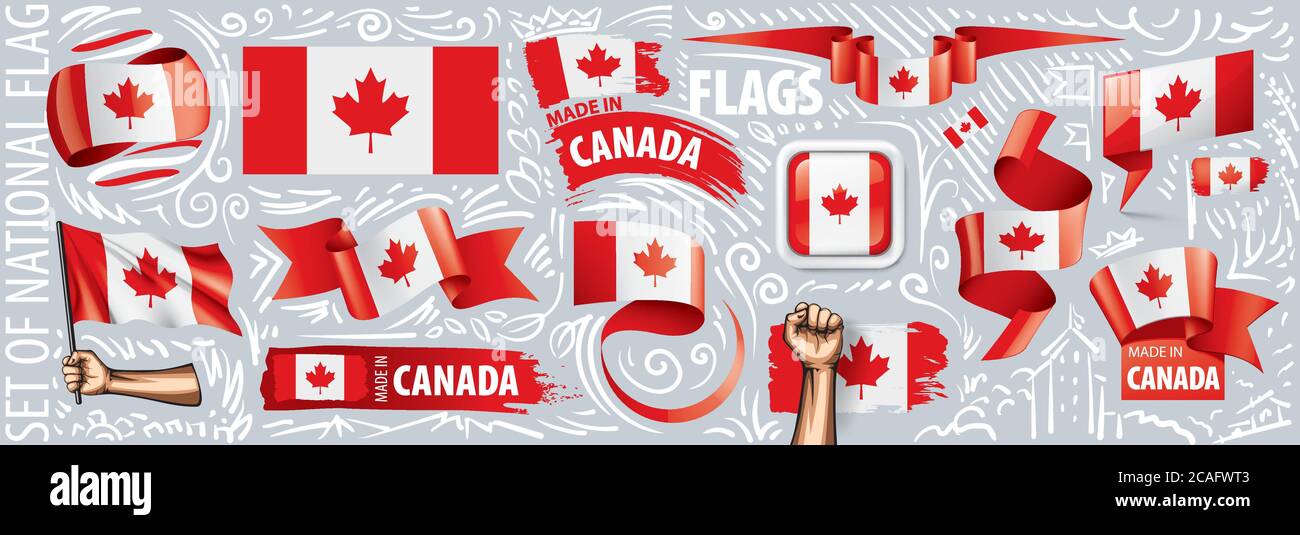 Canadian designs Stock Vector Images - Alamy