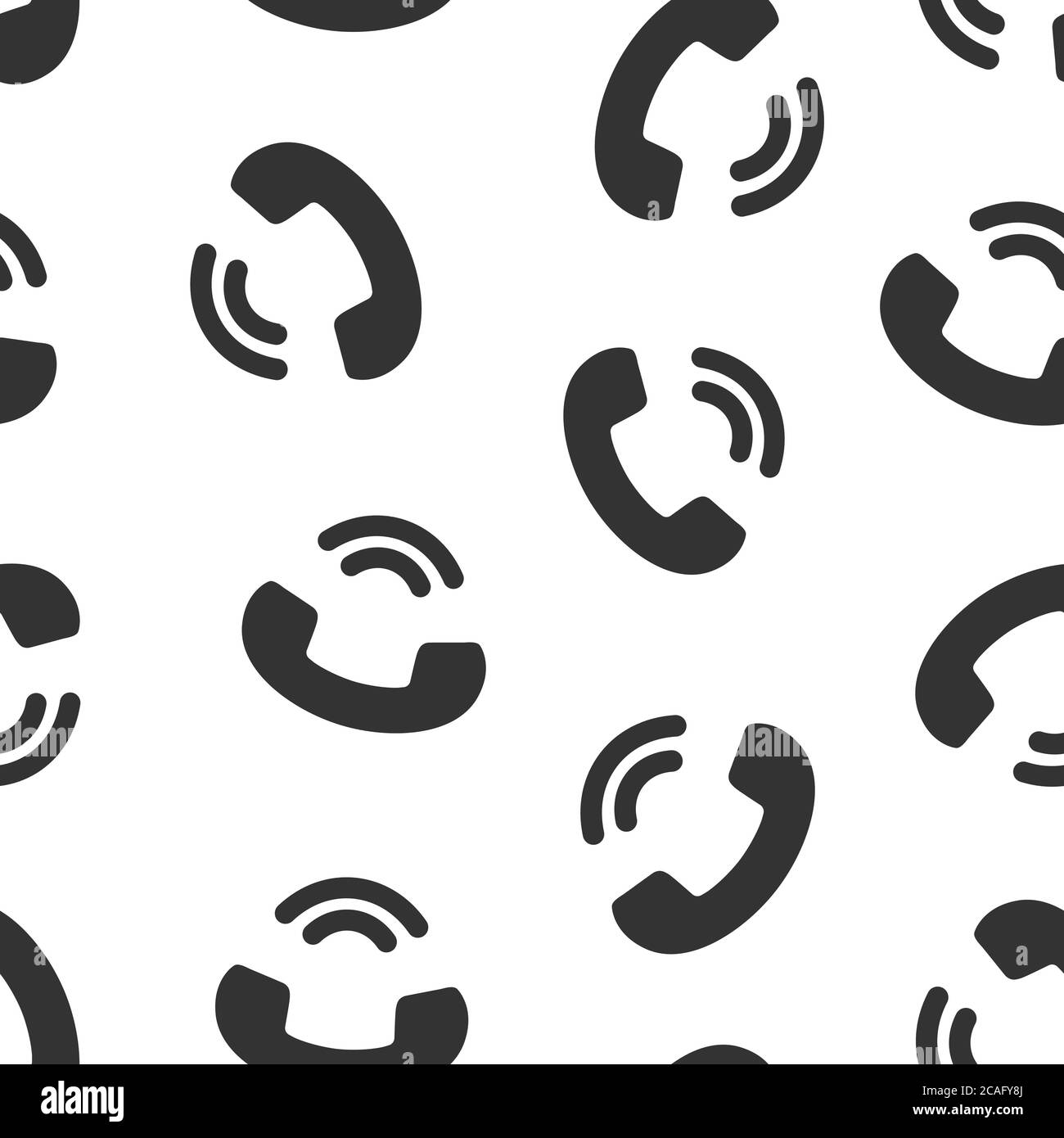 Mobile Phone Icon In Flat Style Telephone Talk Vector Illustration On White Isolated Background