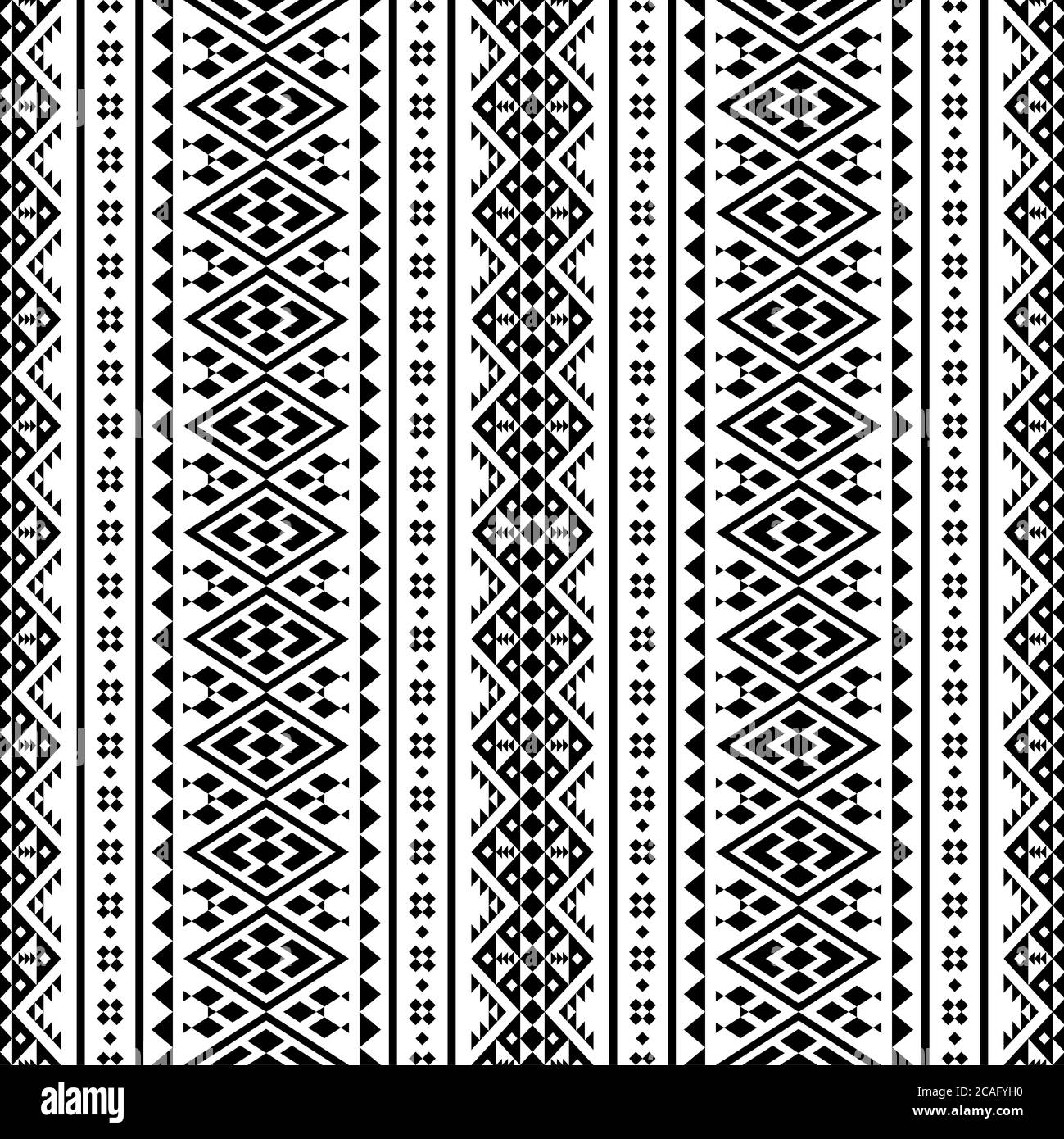 Traditional tribal motif seamless pattern texture design vector Stock ...