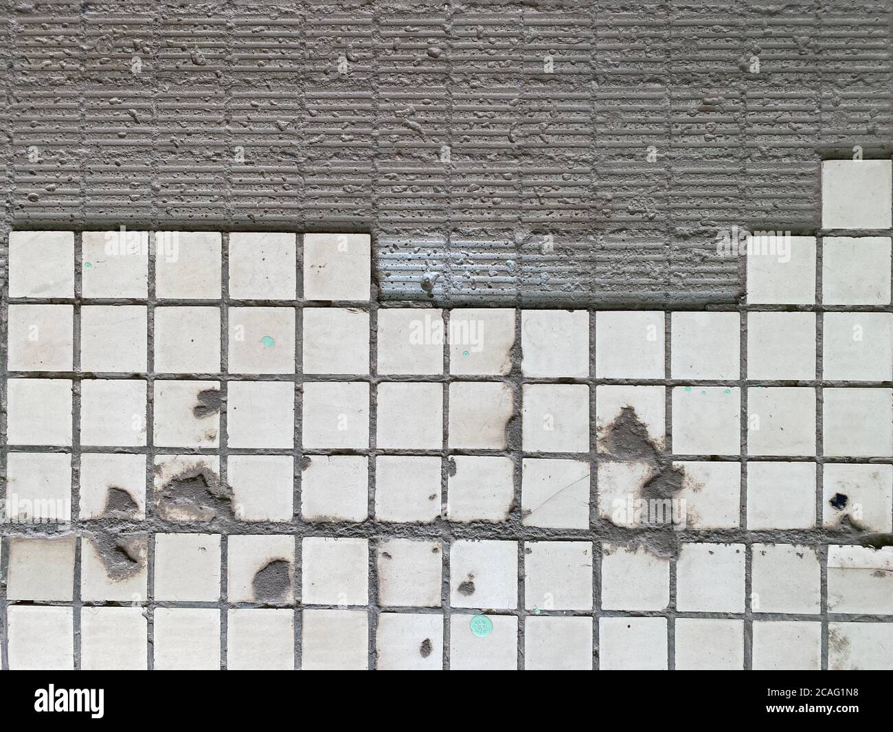 texture, background, destroyed mosaic wall Stock Photo - Alamy