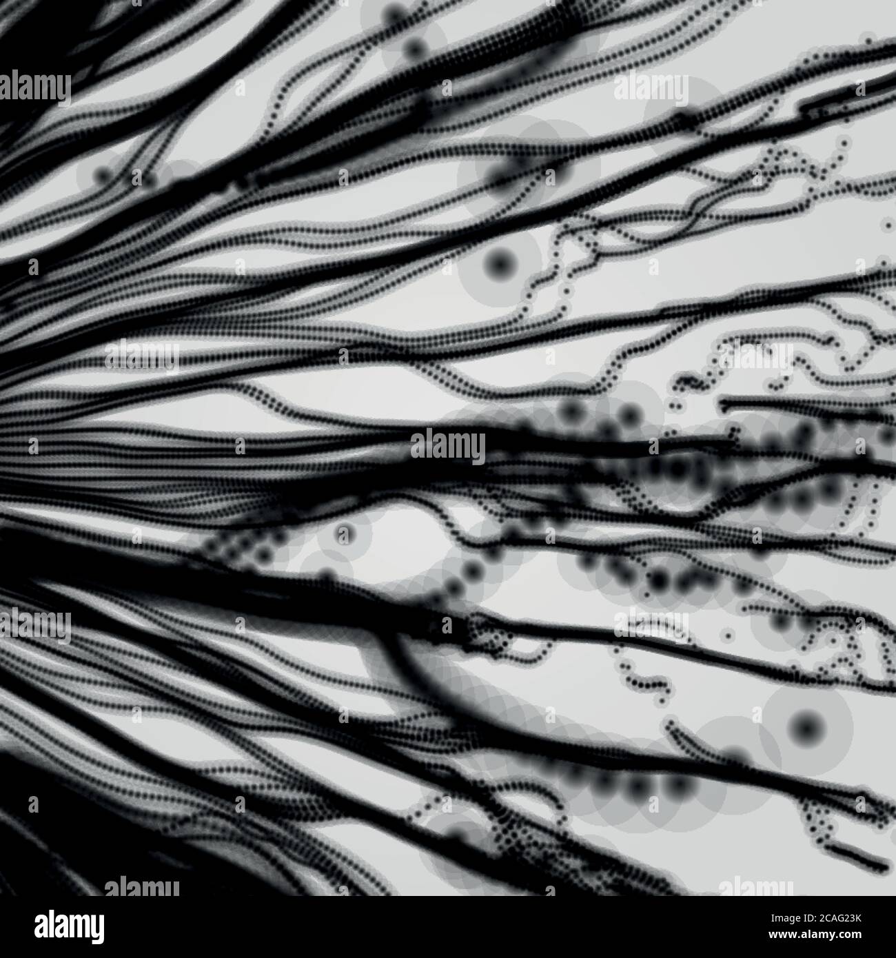 Wave Background. Ripple Grid. Abstract Vector Illustration. 3D ...