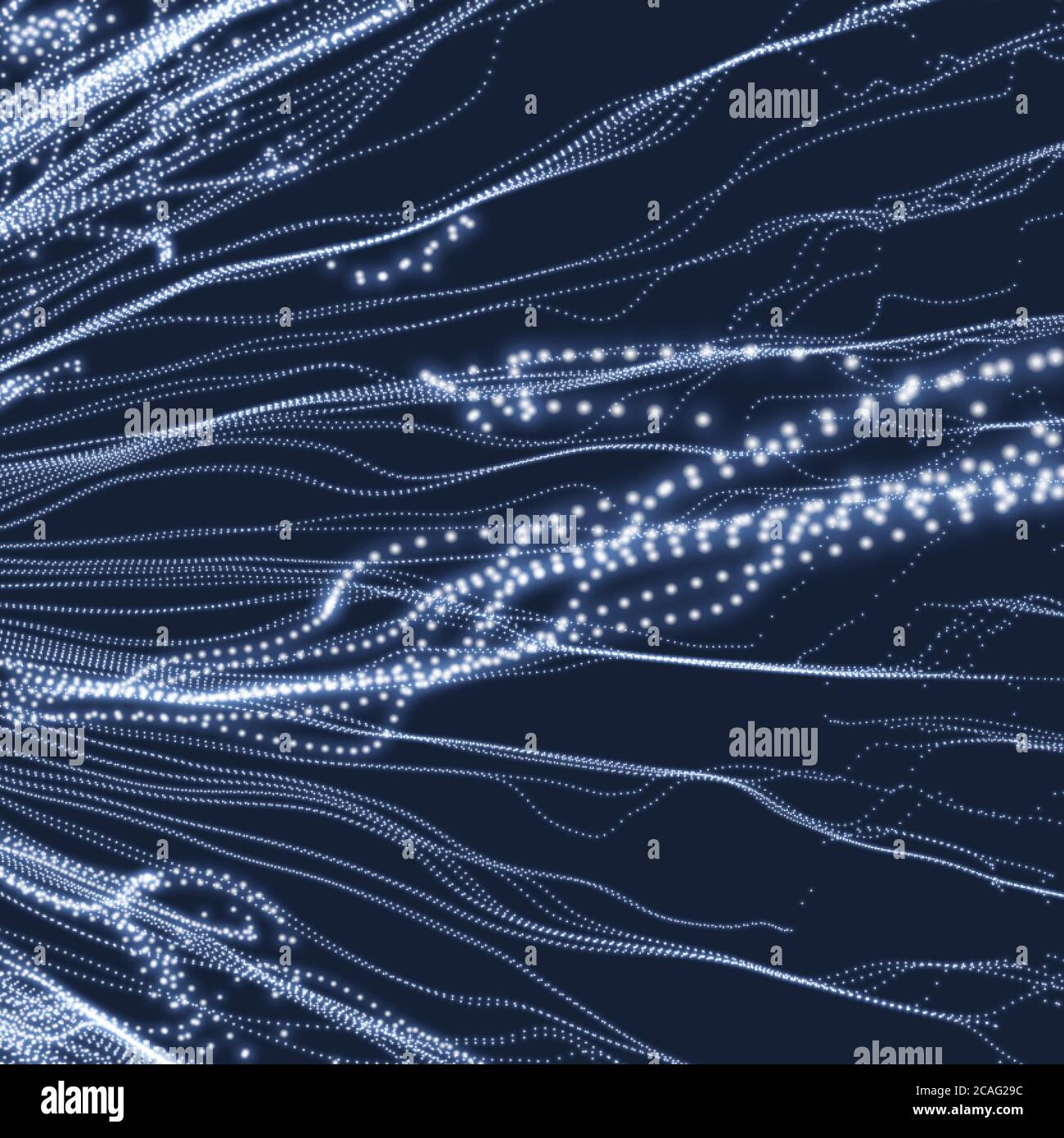 Wave Background. Ripple Grid. Abstract Vector Illustration. 3D ...