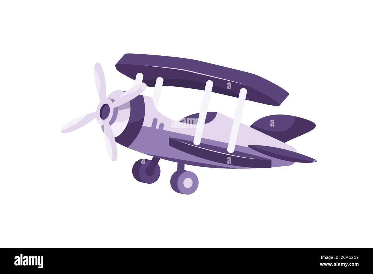 Biplane Clipart Front