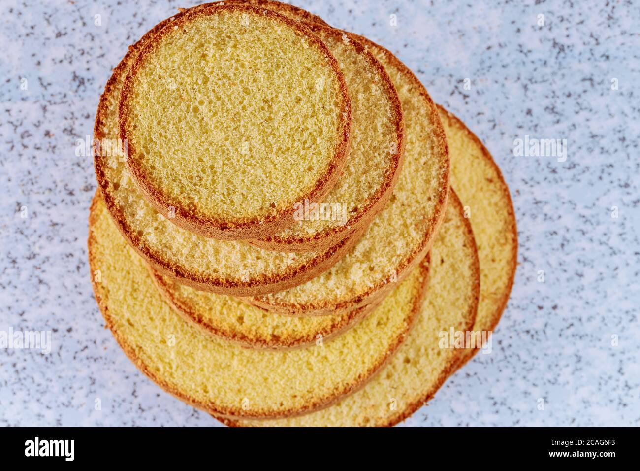 Plain Cake Top View