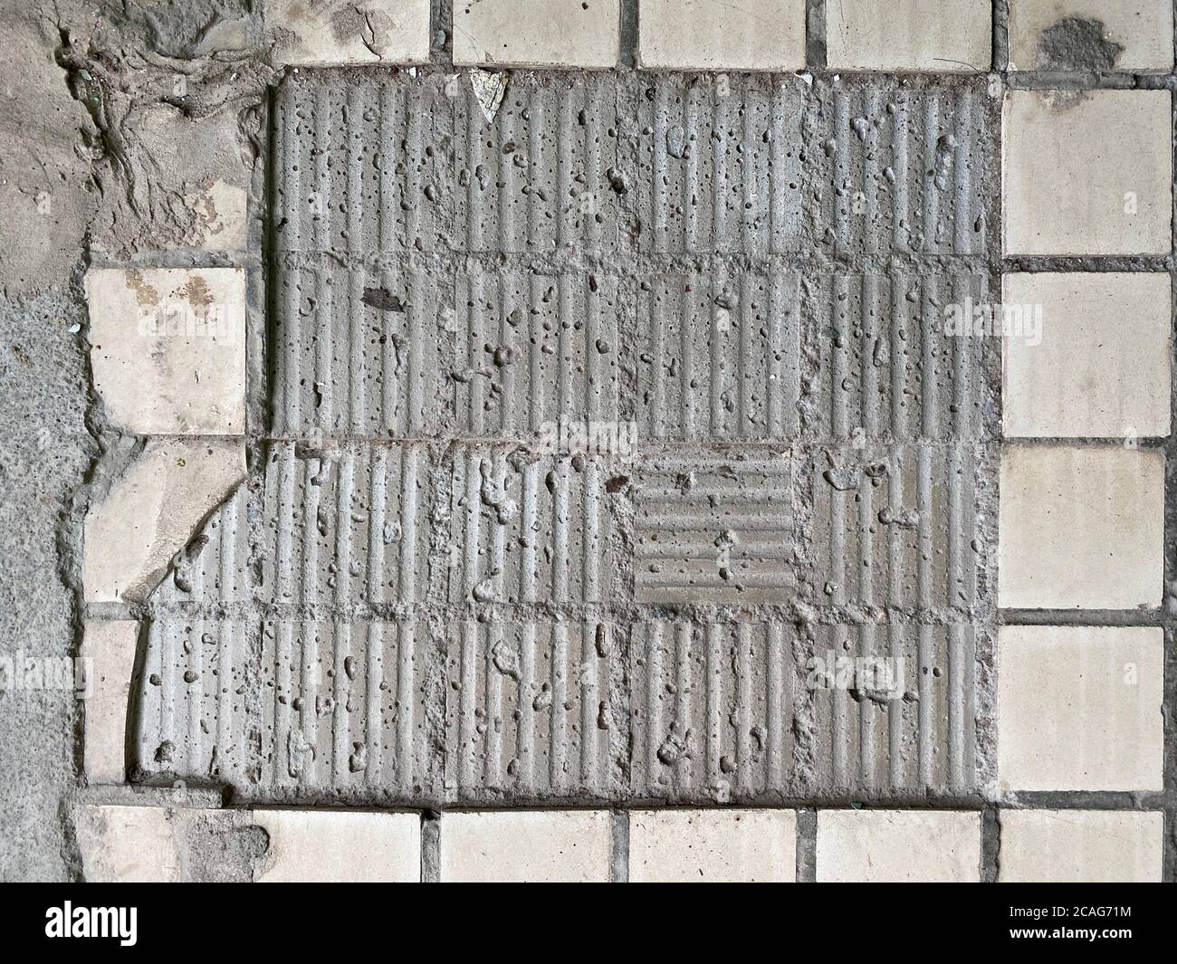 texture, background, destroyed mosaic wall Stock Photo - Alamy