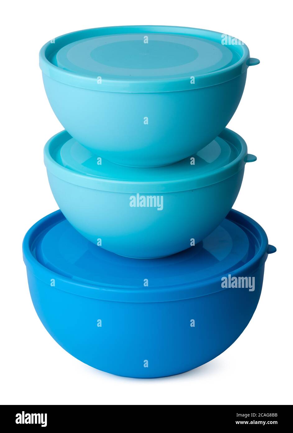 Empty new plastic bowl isolated on white Stock Photo - Alamy