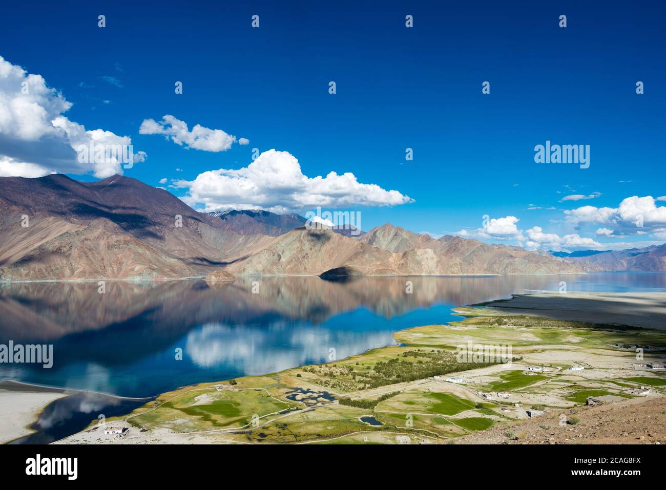 Ladakh, India - Pangong Lake view from Merak Village in Ladakh, Jammu ...