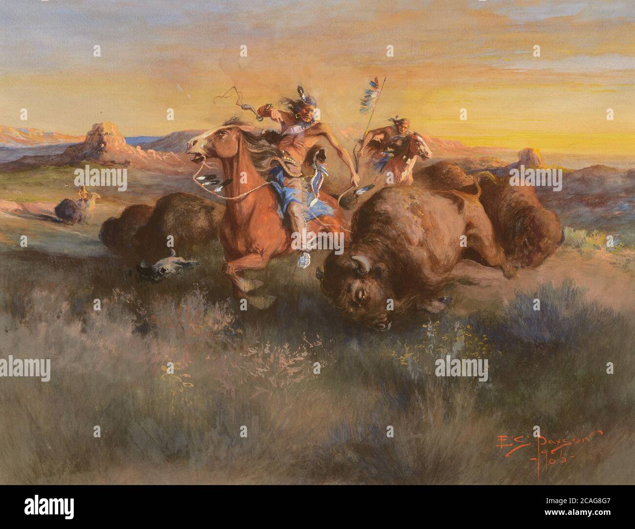 Edgar hunt painting hi-res stock photography and images - Alamy