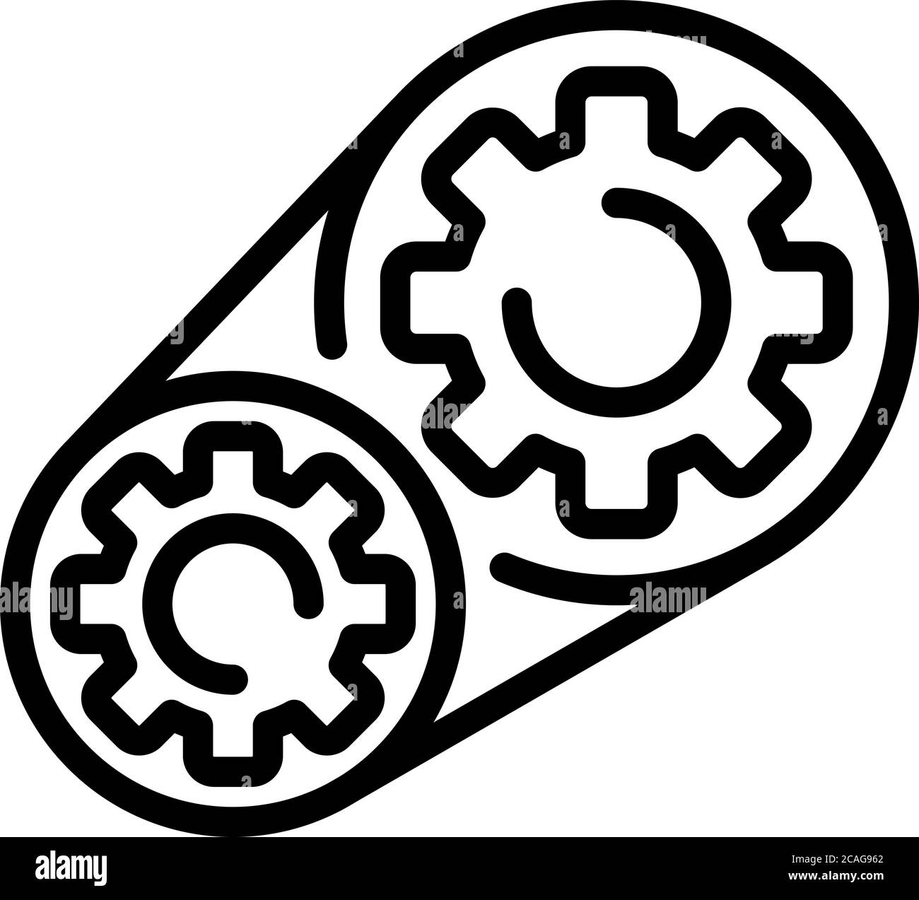 Car wheels turn Stock Vector Images - Alamy