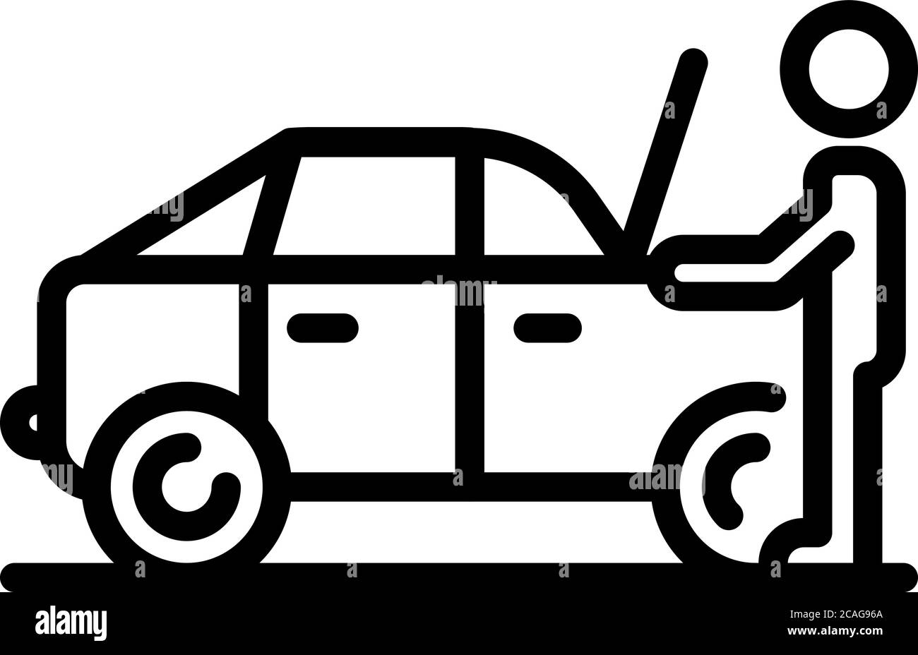 Auto mechanic icon, outline style Stock Vector Image & Art - Alamy