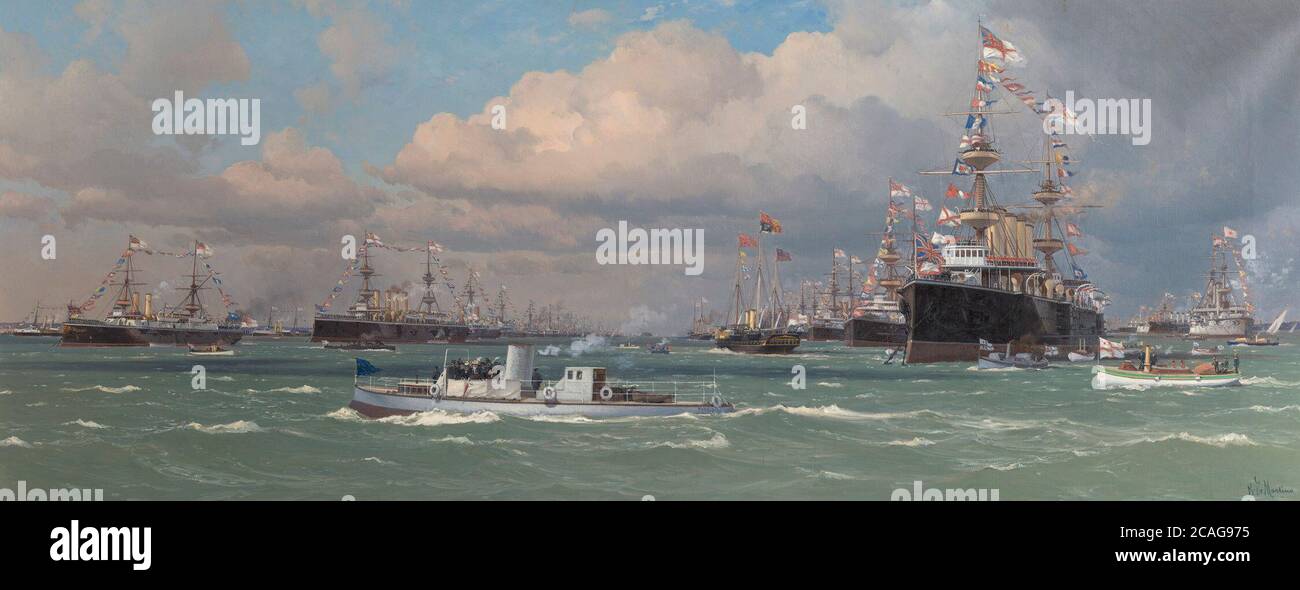 1897 spithead review hi-res stock photography and images - Alamy