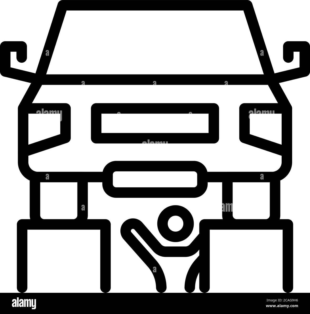 Car mechanic shop front Cut Out Stock Images & Pictures - Alamy