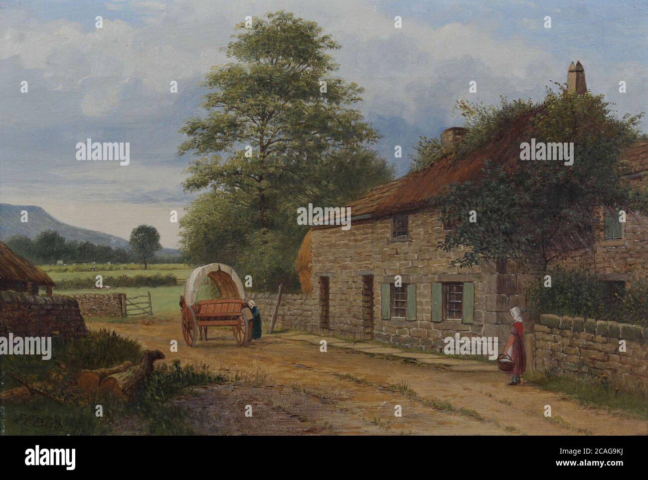 Vintage farmhouse art hi-res stock photography and images - Alamy