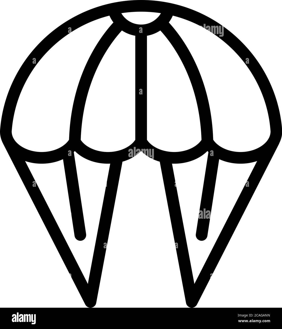 Hang gliding icon outline Stock Vector Images - Alamy