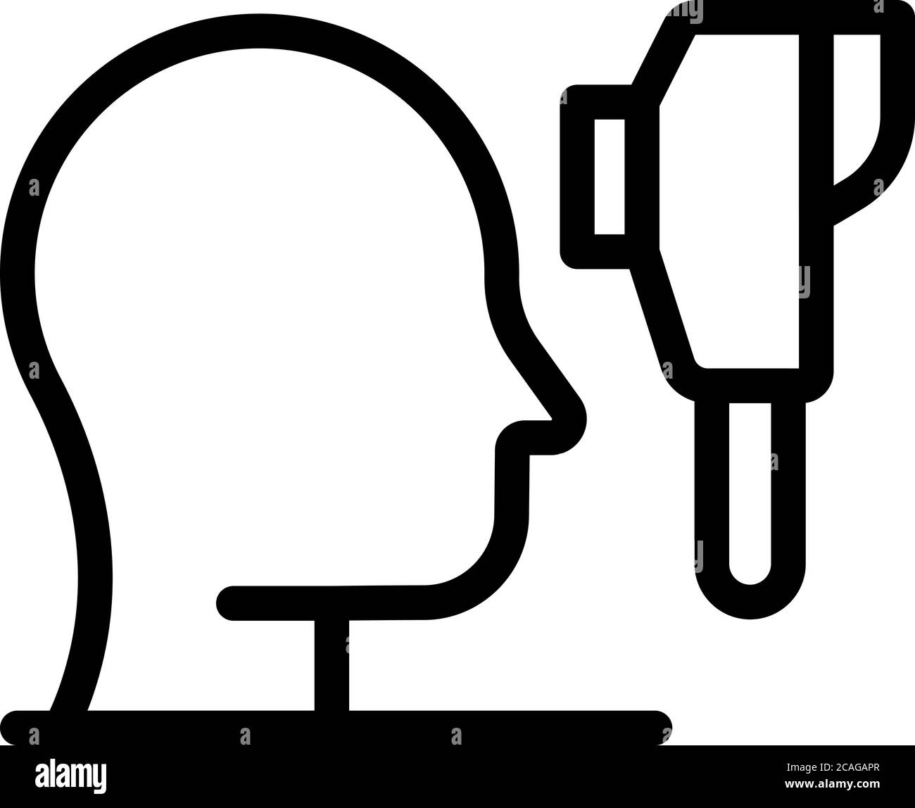 Human thermal imager icon, outline style Stock Vector Image & Art - Alamy