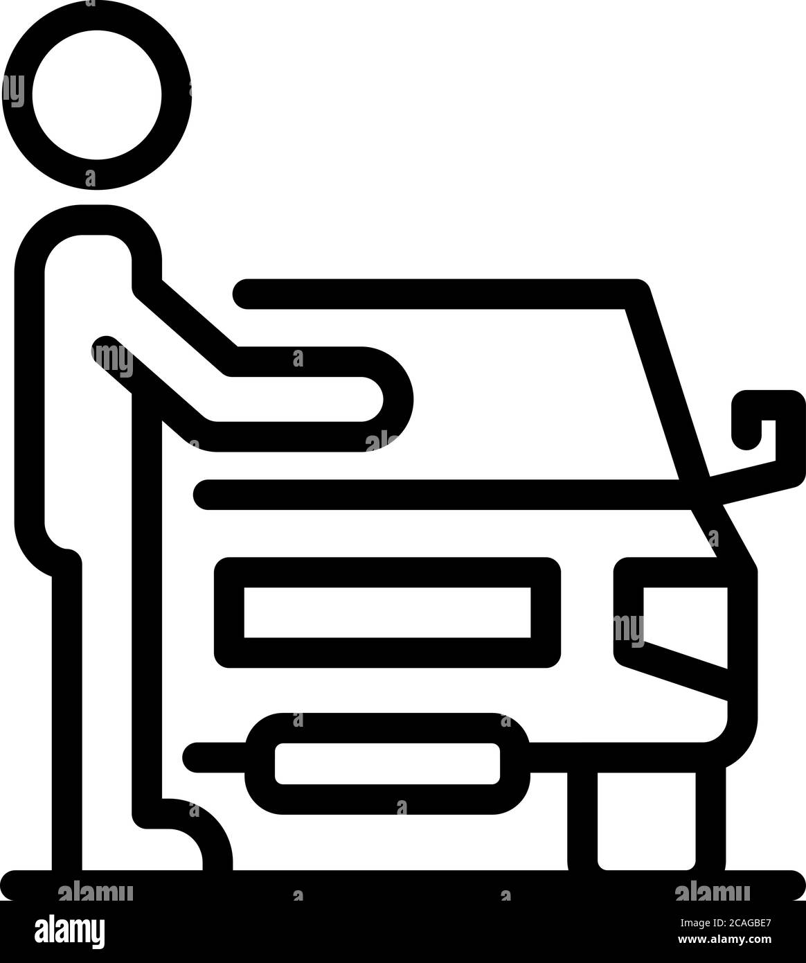 Female Hitch Hiker Stock Vector Images - Alamy