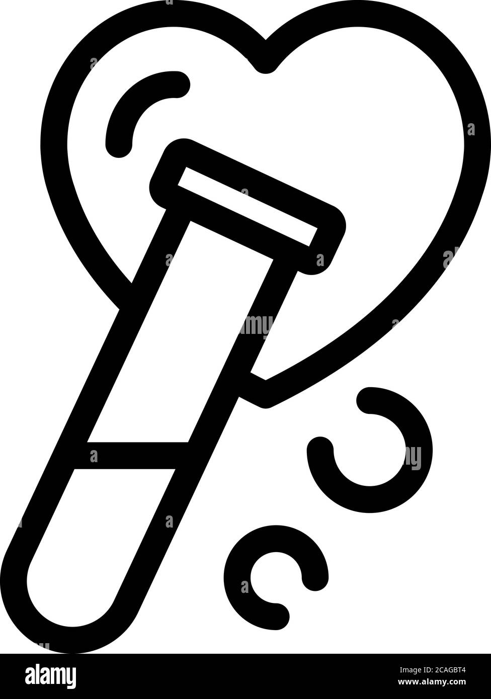 Test Tube Baby Clipart Outline