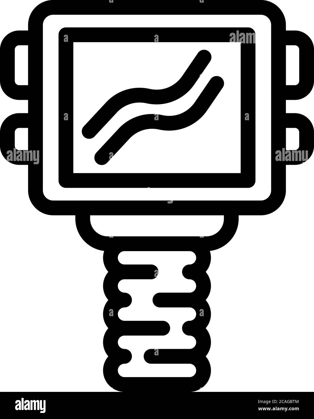 Thermal imager device icon, outline style Stock Vector Image & Art - Alamy