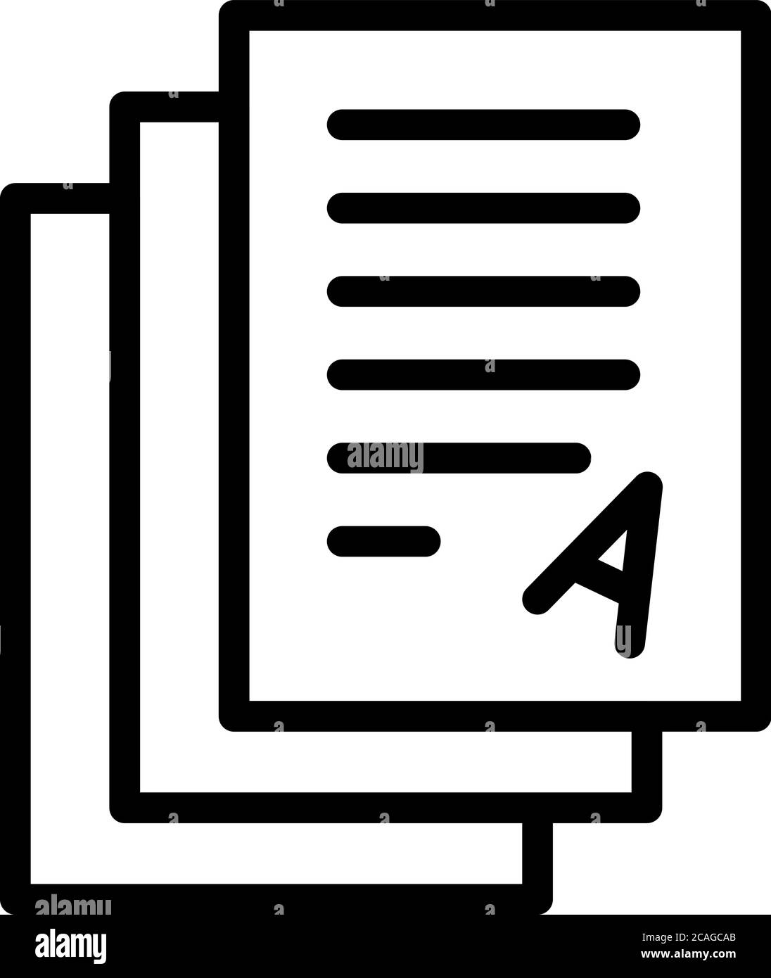 Inclusive education test icon, outline style Stock Vector Image & Art ...