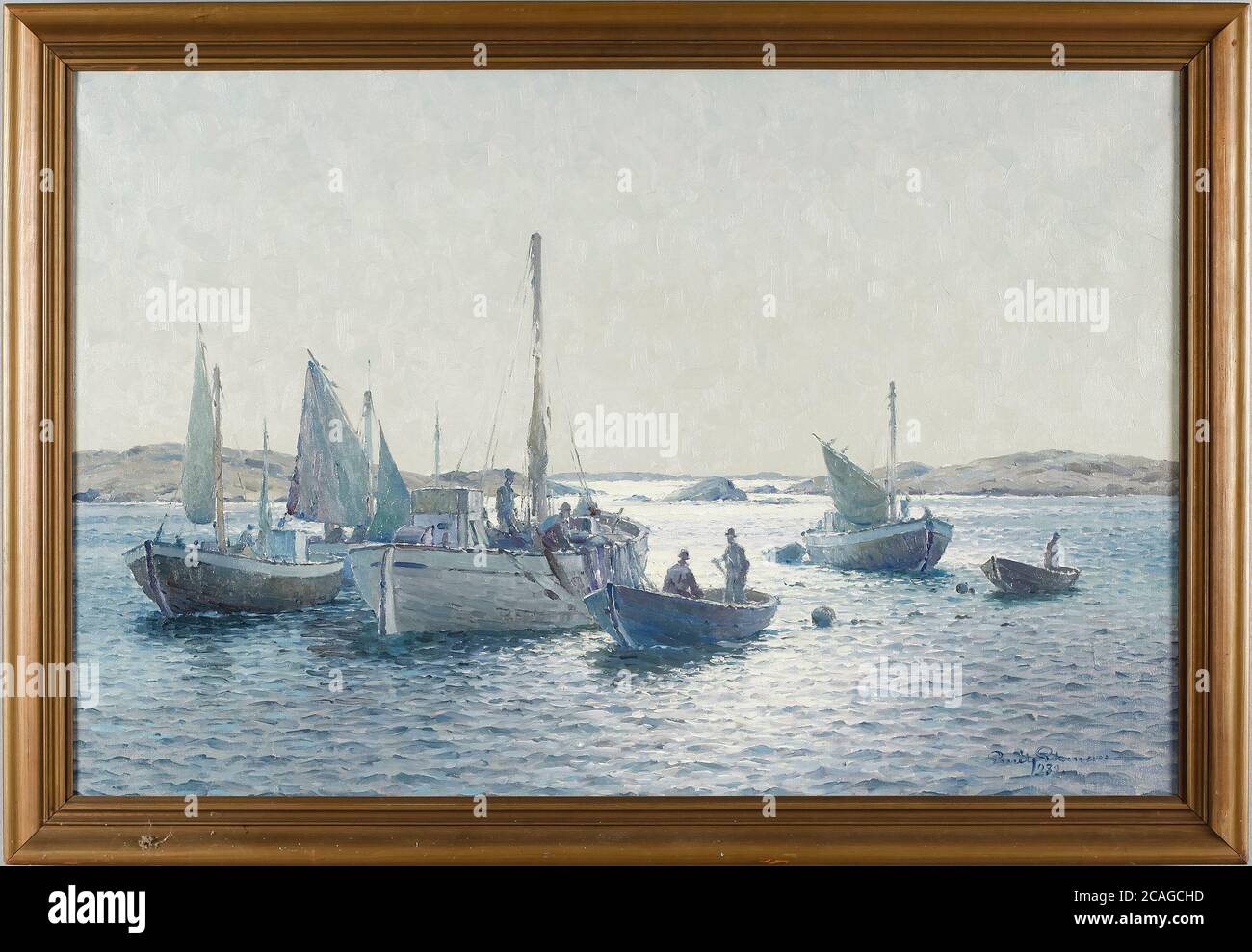 Old and vintage fishing photographs hi-res stock photography and images ...