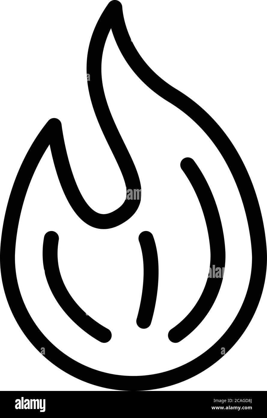 Burning metabolism icon, outline style Stock Vector Image & Art - Alamy