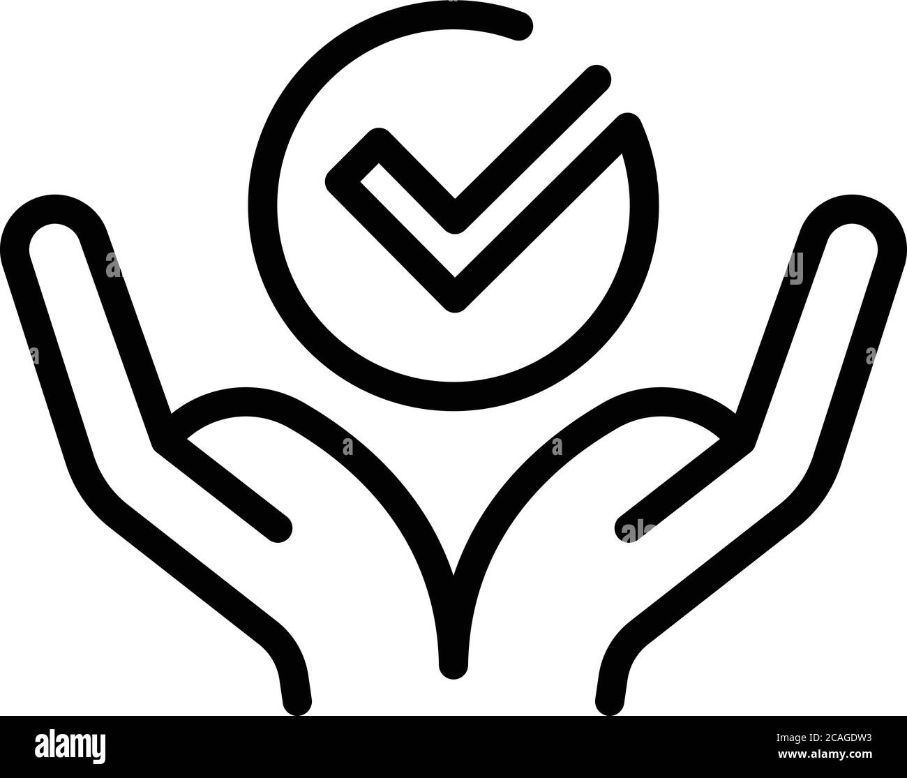Premium care service icon, outline style Stock Vector Image & Art - Alamy