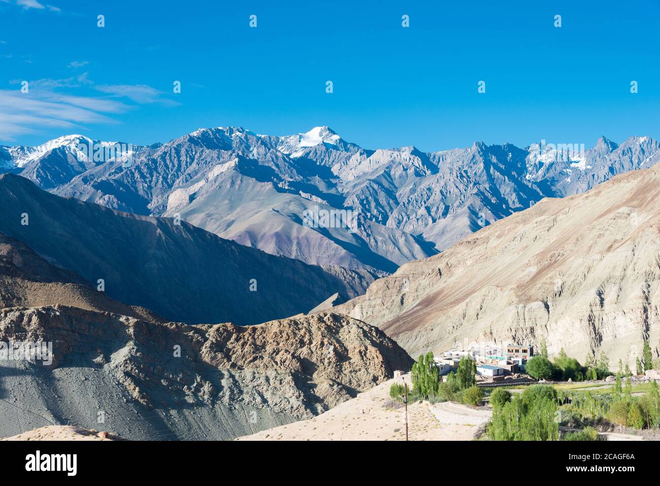 Ladakh, India - Beautiful scenic view from Between Yangtang and Hemis ...