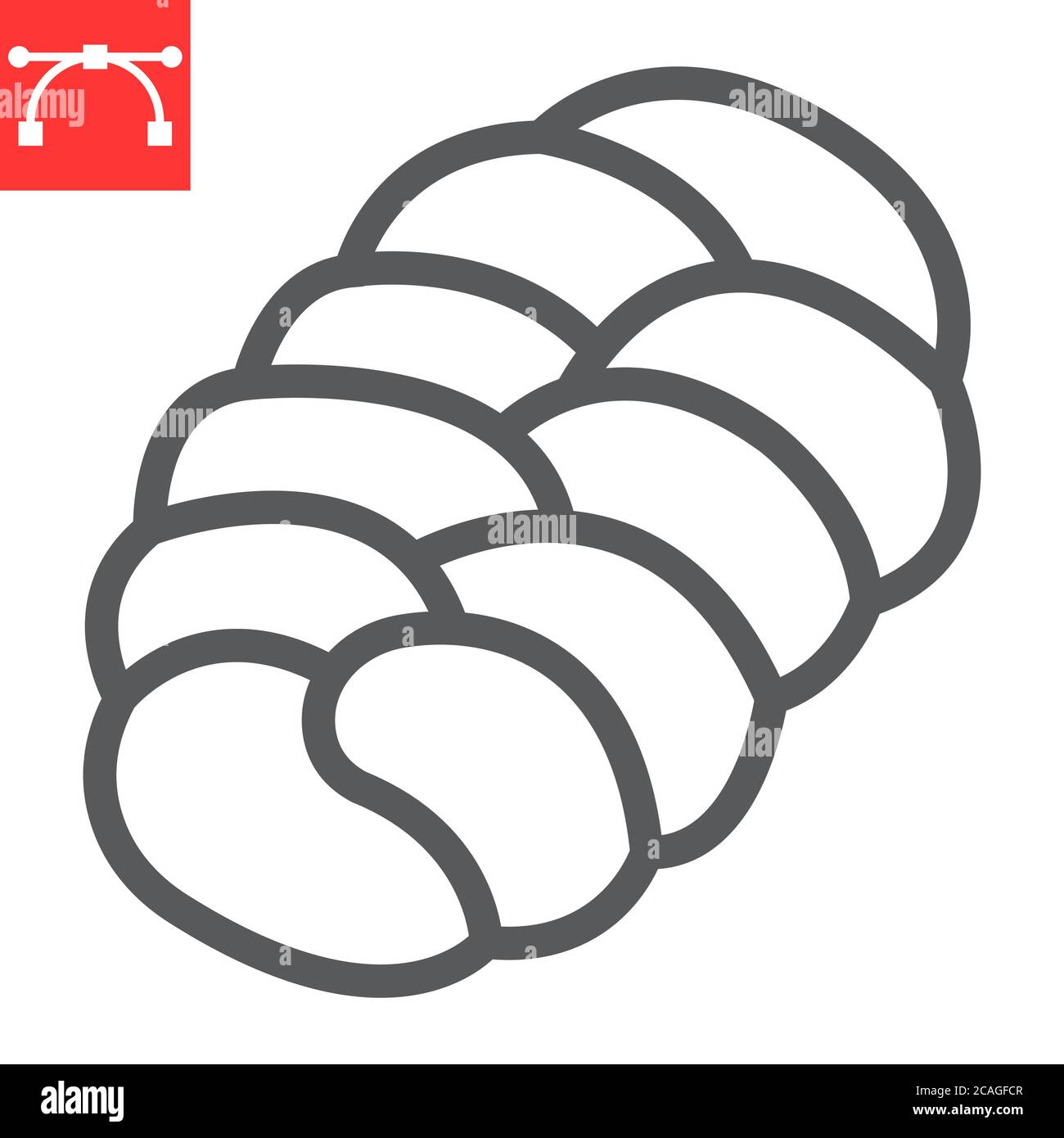 Bun braid Stock Vector Images - Alamy