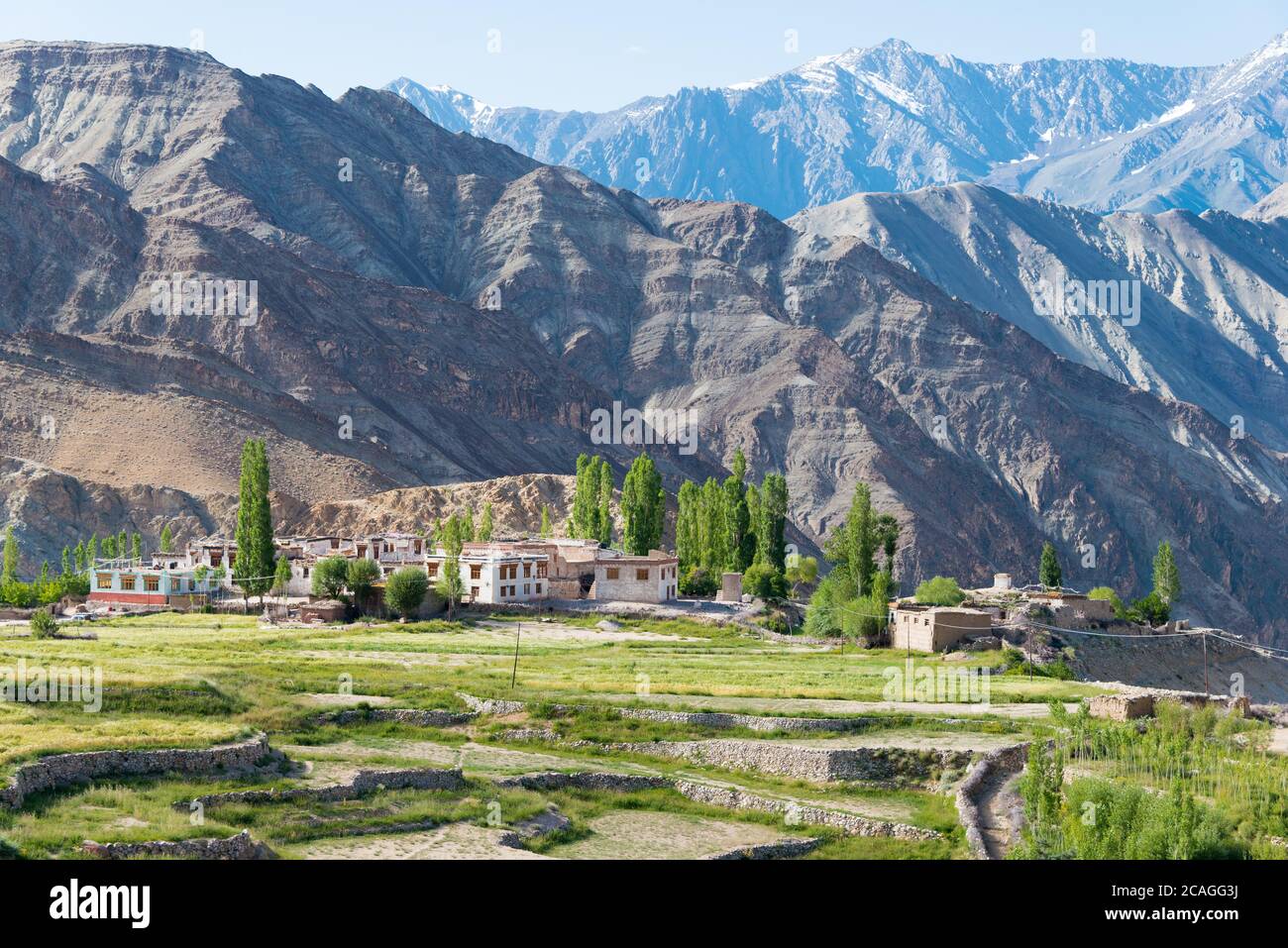 Ladakh, India - Beautiful scenic view from Between Yangtang and Hemis ...