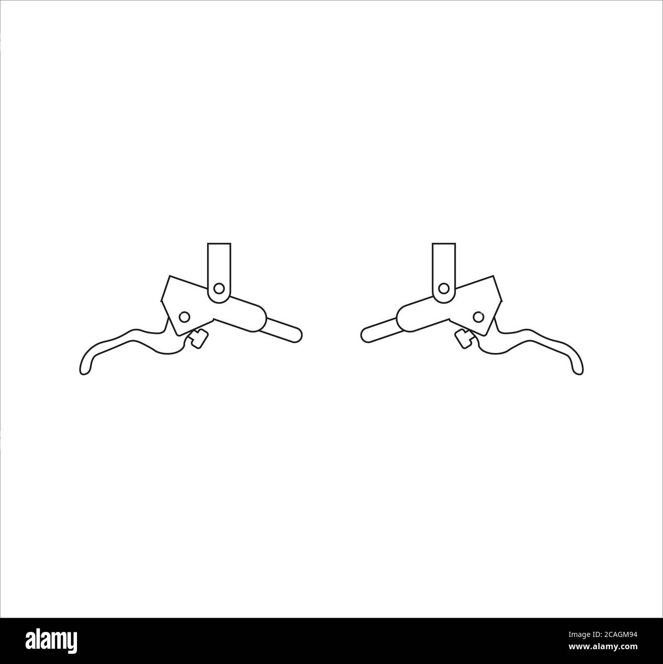 Steel brake levers hi-res stock photography and images - Alamy